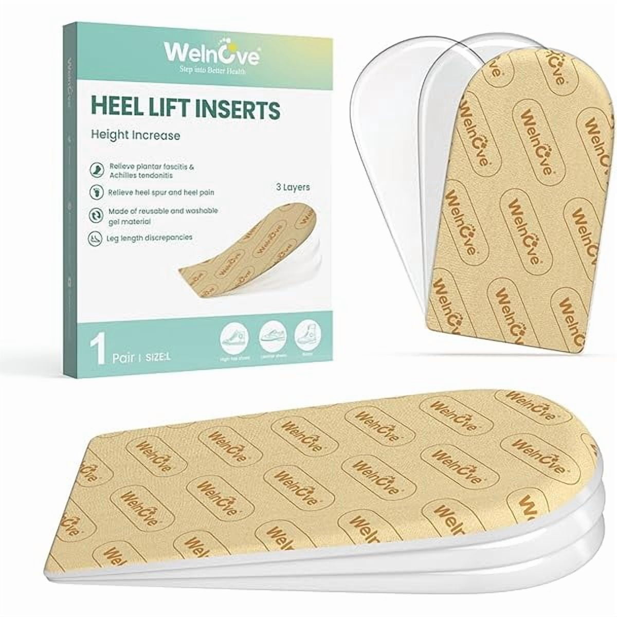 mlp001 Heel Lift Inserts for Women Shoes - Adjustable Orthopedic Shoe ...