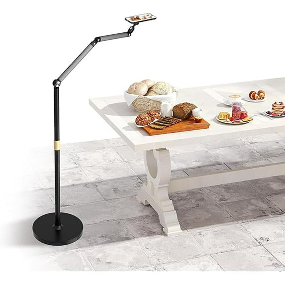 mlp001 Magnetic Phone Floor Stand, Aluminum iPhone Overhead Stand with ...