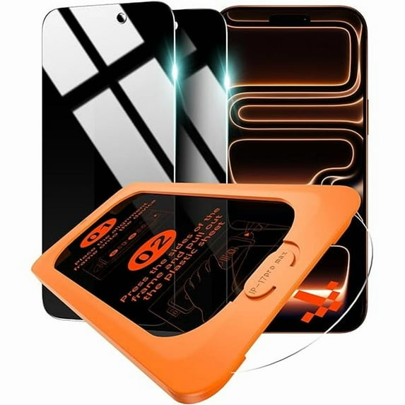 mlp001 Privacy Screen Protector for iPhone 17 Pro Max [Auto-Align ...