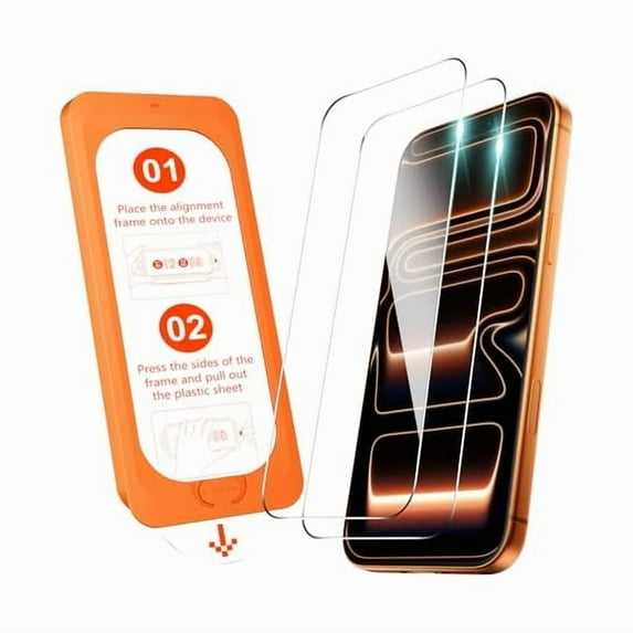 mlp001 Screen Protector for iPhone 17 Pro Max [Auto-Dust Removal ...