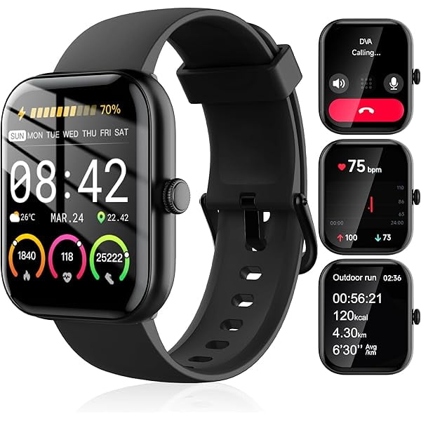 mlp001 Smart Watch for Men Women, 100+ Sports Modes, Heart Rate/SpO2 ...