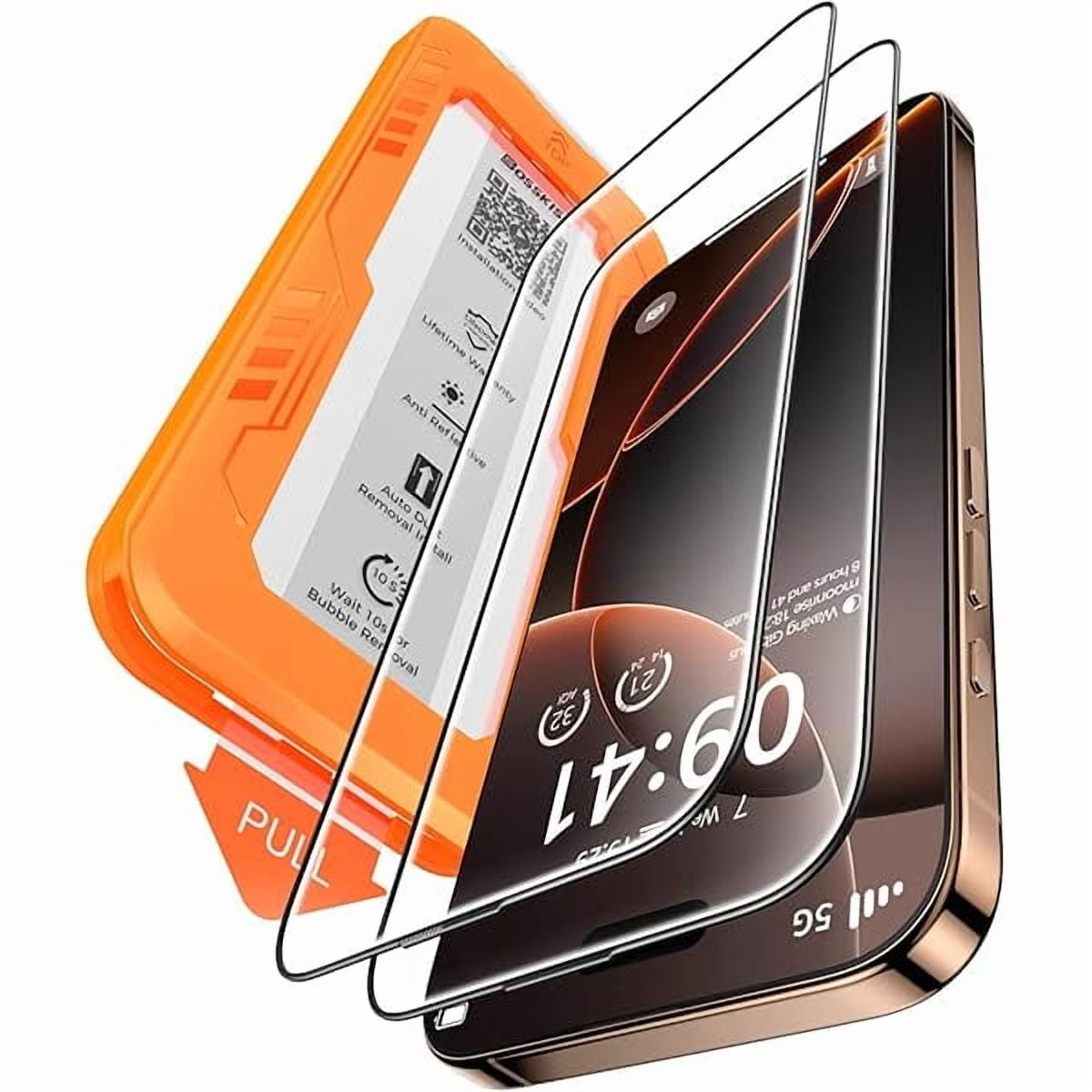 mlp001 for iPhone 16 Pro Screen Protector 6.3", [TOP 9H+ Hardness ...