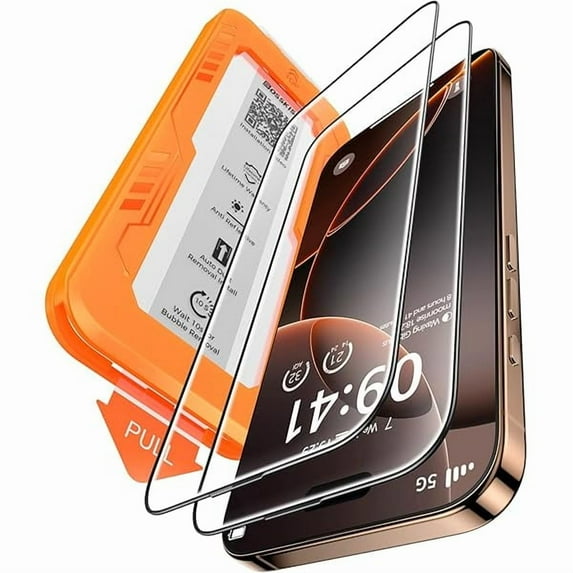 mlp001 for iPhone 16 Pro Screen Protector 6.3", [TOP 9H+ Hardness ...