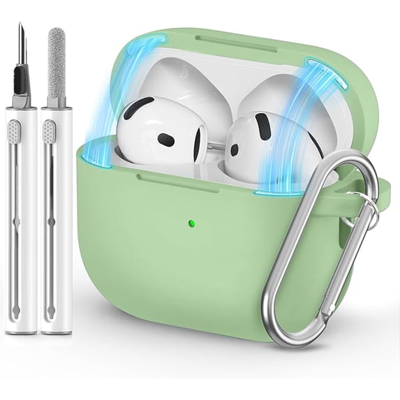 mlp002 for AirPods 4 Case 2024 with Magnetic Lid Lock,Soft Silicone ...