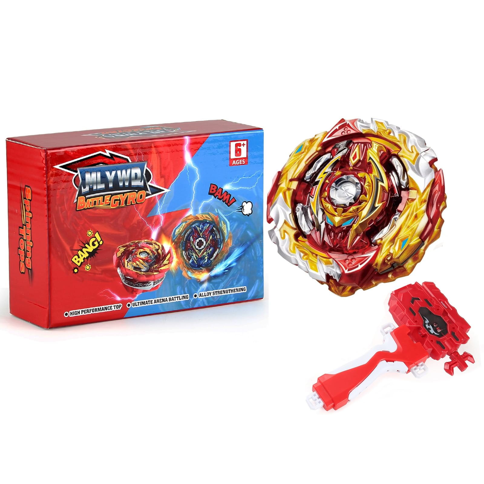 mlywd Bey Battling Tops Burst SuperKing, Bey Blade Launcher and Grip ...