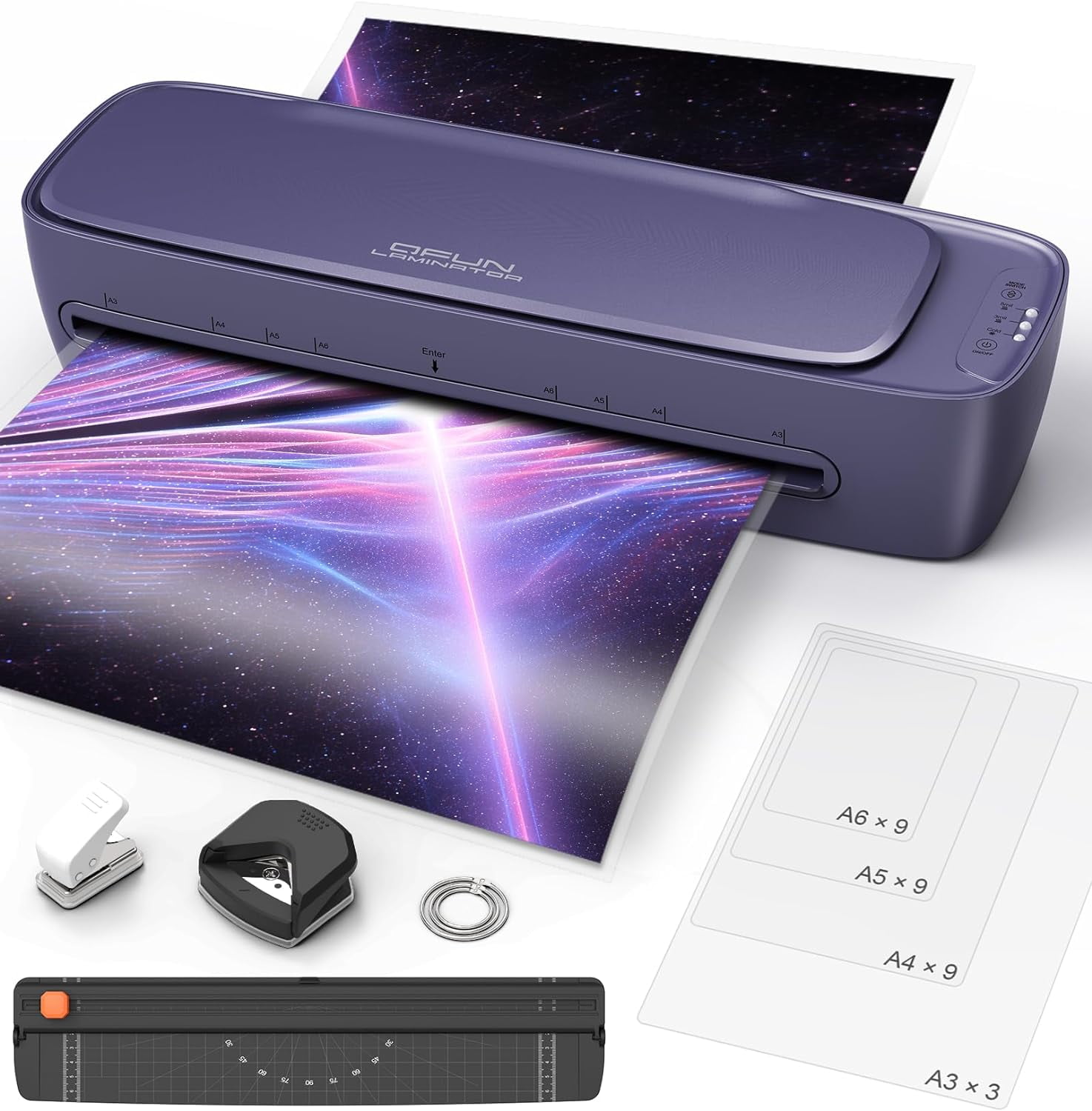 dakjdhka Laminator Machine 13 Inch Wide Thermal Lamination 9 in 1 Cold ...