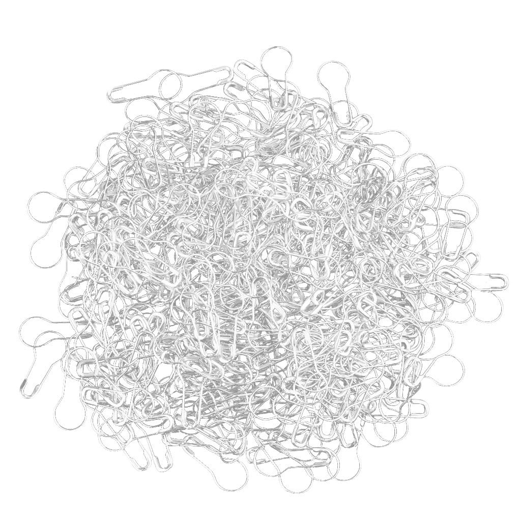 mnjin 1000pcs safety pin iron pin multipurpose 2.2cm long metal small ...