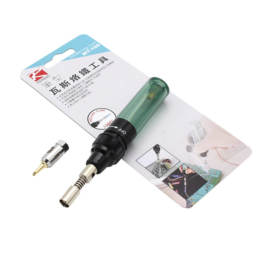 mnjin butane gas below welding soldering iron pen shape flame torch ...