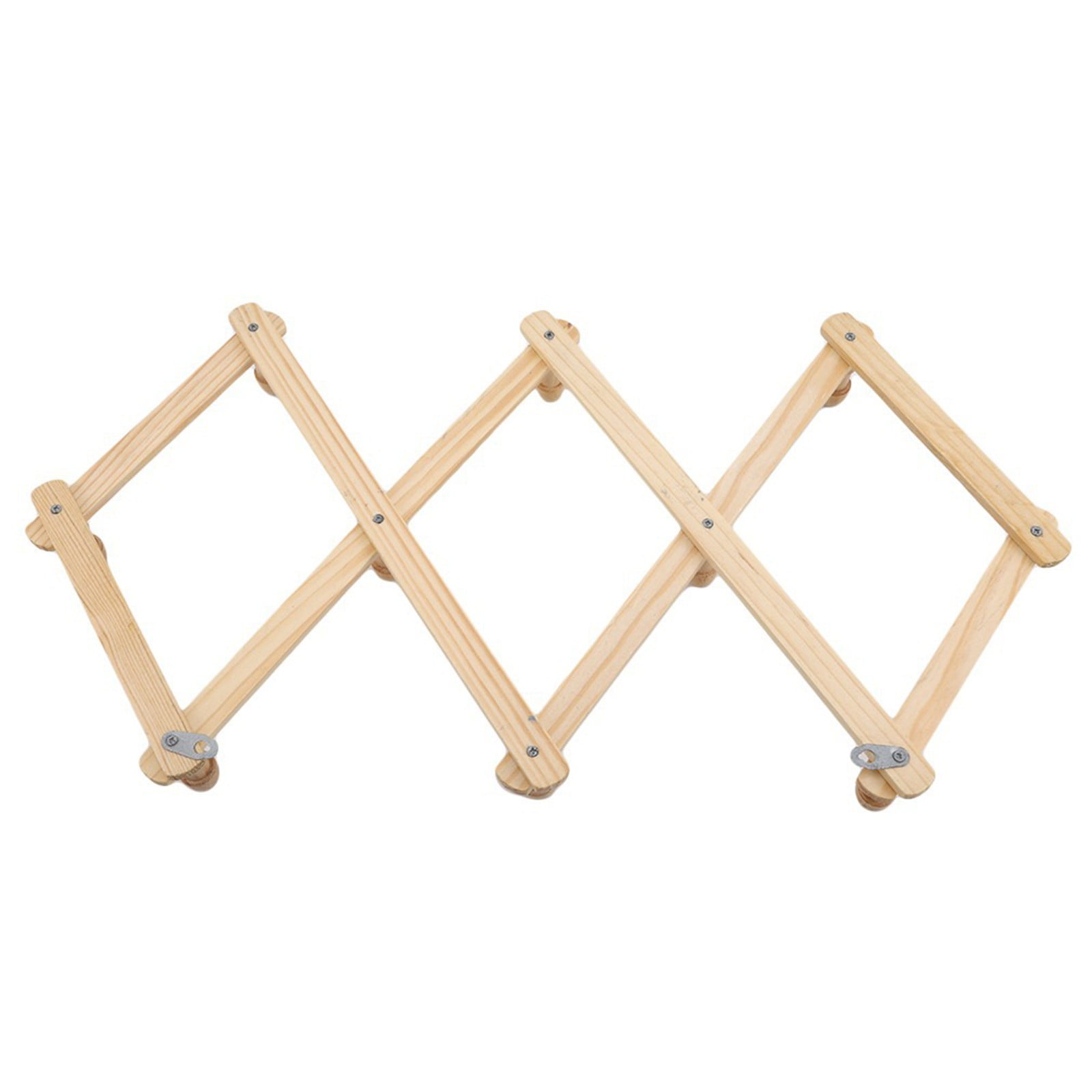 Mnjin Expandable Wall-Mounted Wooden Coat Rack, Telescopic Folding ...