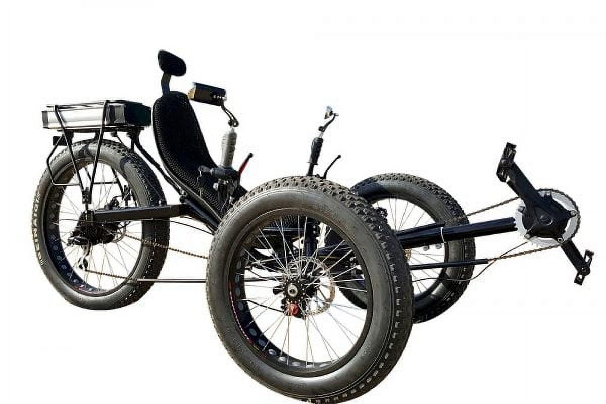 Electronic Three-Wheel Folding Motorized Recumbent Trike Tricycle with ...