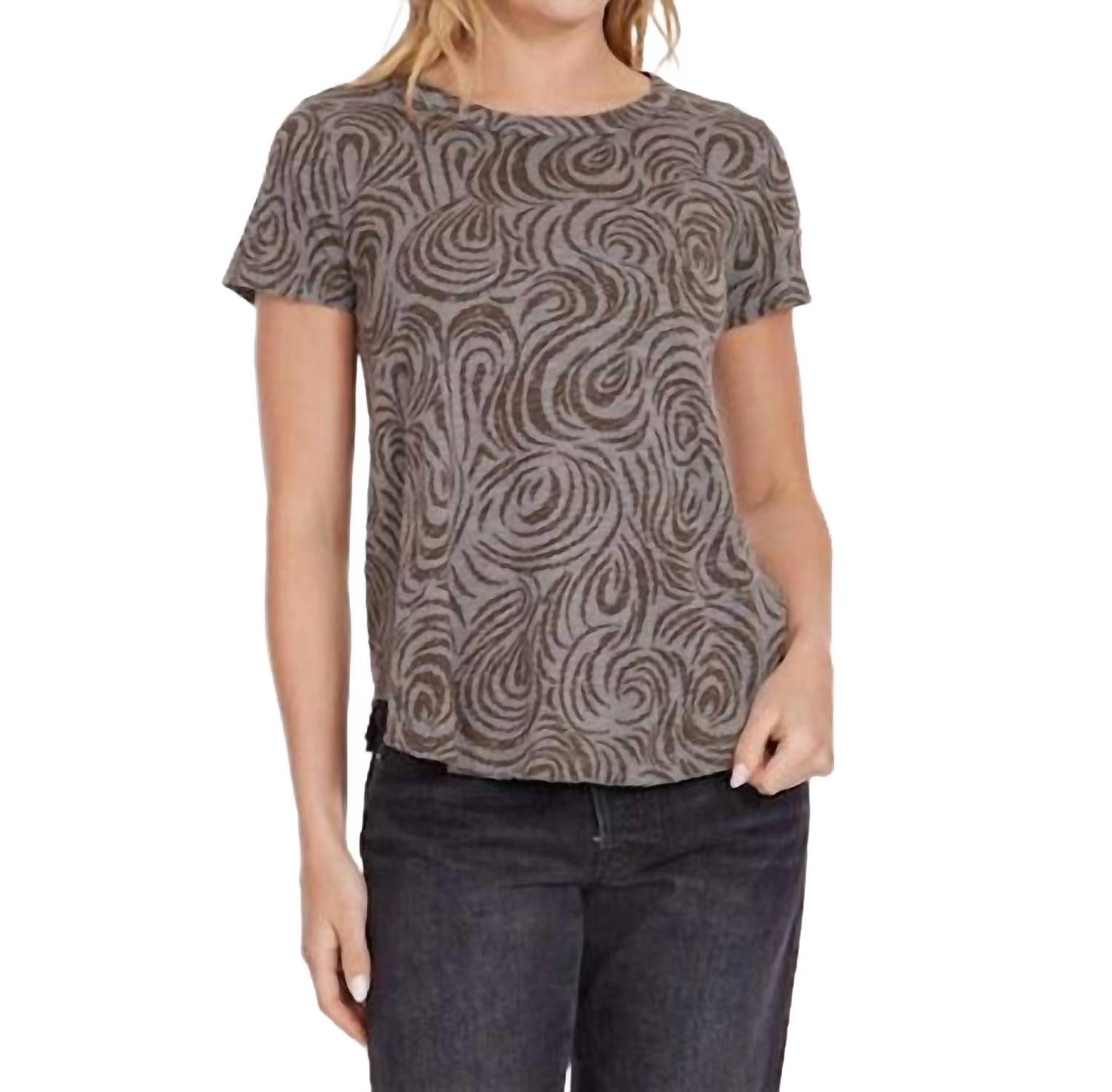 mododoc Crew Neck Tee With Curve Hem - Walmart.com