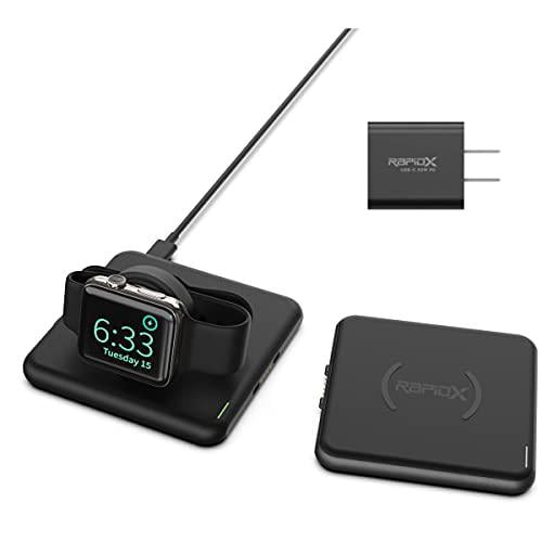 modula5 modular wireless charging system - 1 phone pod + 1 watch pod ...