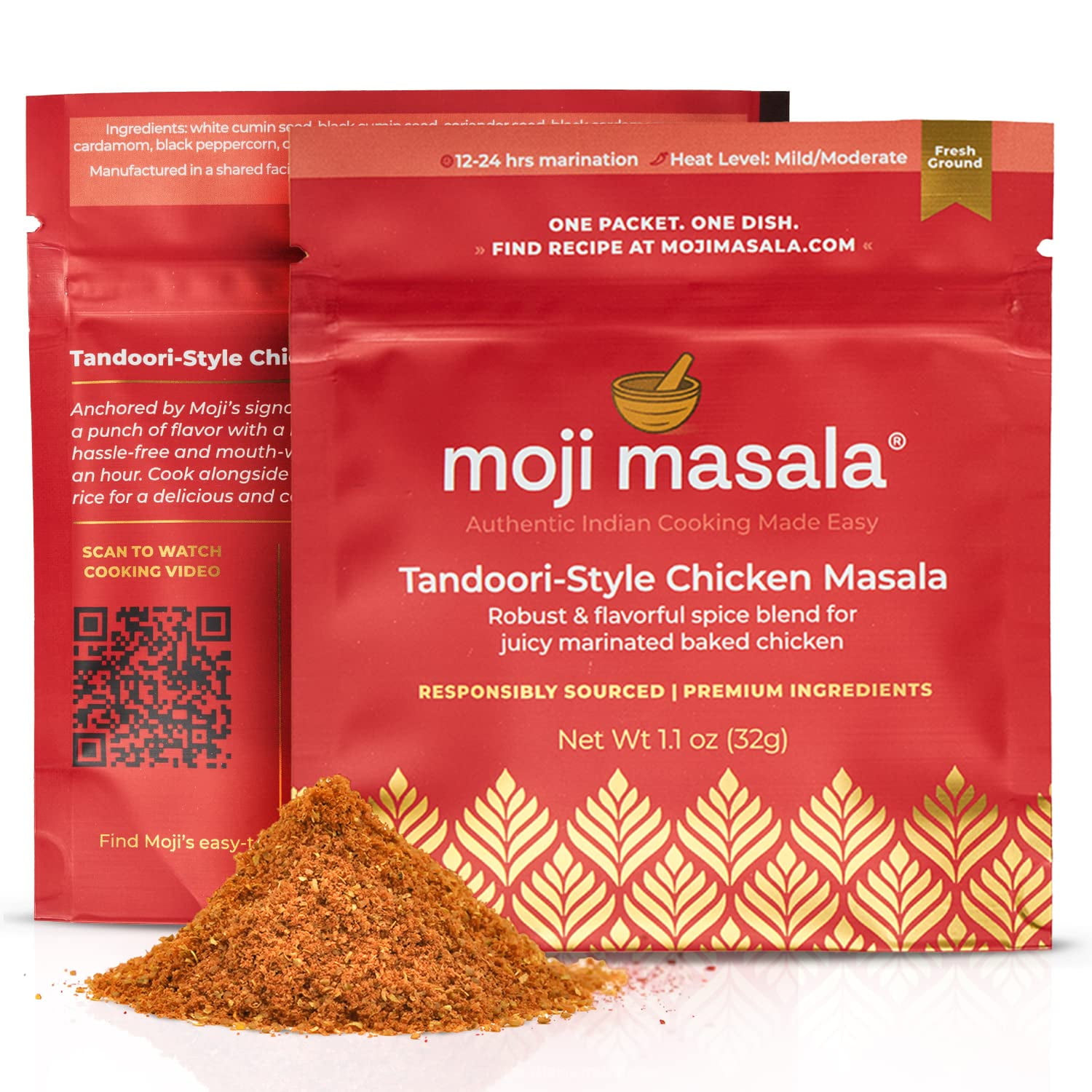 moji masala Indian Spice CCF19 Kits - Tandoori Chicken Masala Spice ...