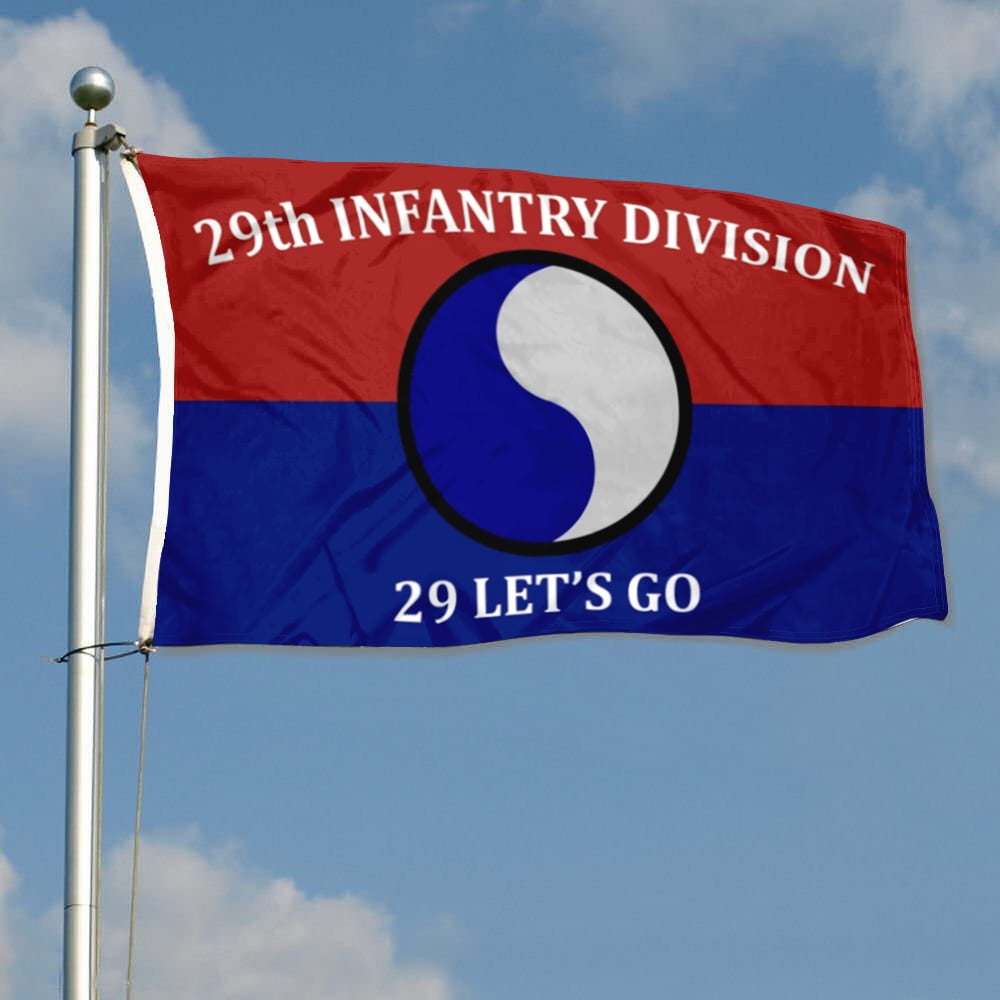 mokarier 29th Infantry Division Flag 29 Let's go Flag Banner Outdoor ...