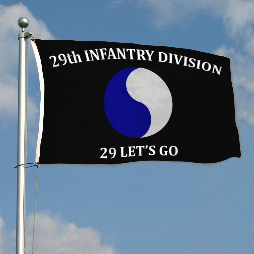 mokarier 29th Infantry Division Flag 29 Let's go Flag Banner Outdoor ...