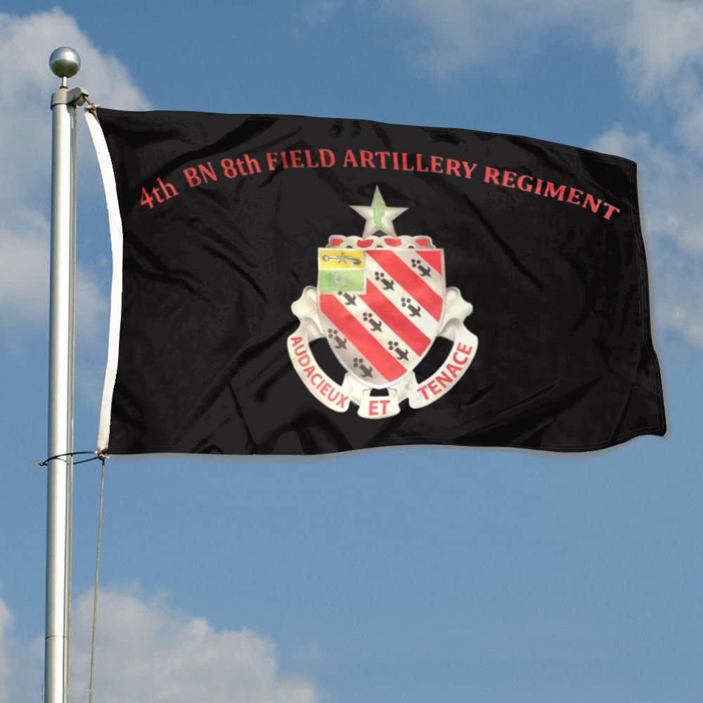 mokarier 4th BN 8th Field Artillery Regiment Flag Banner Outdoor Indoor ...
