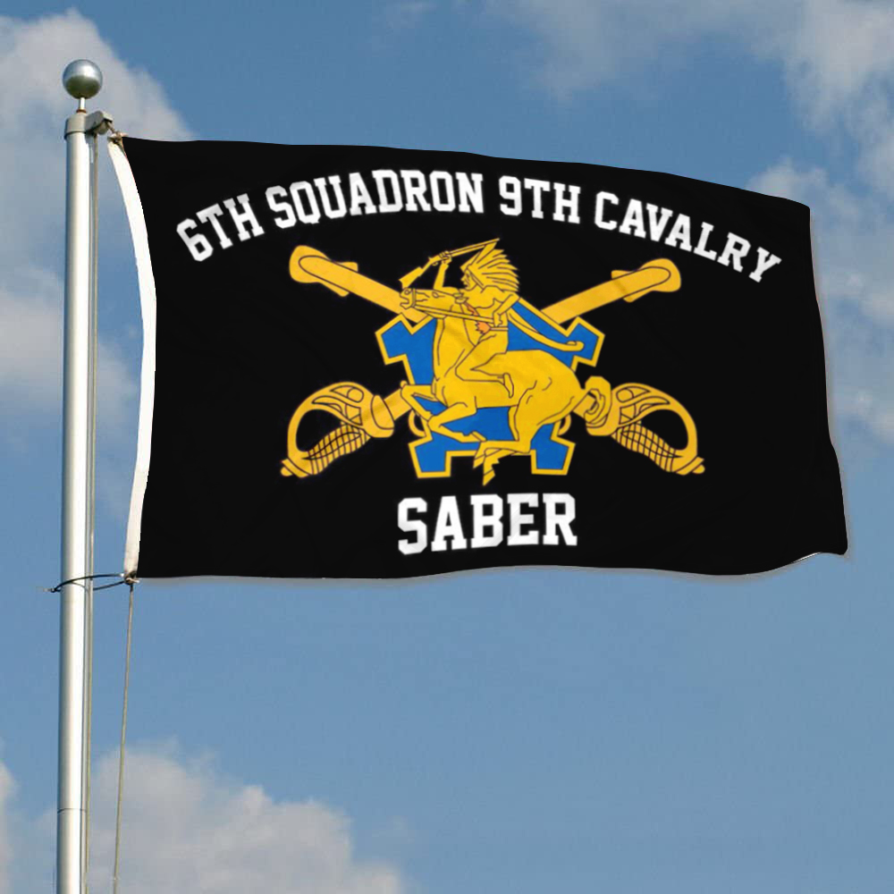 mokarier 6th Squadron 9th Cavalry Flag Saber Flag Banner Outdoor Indoor ...
