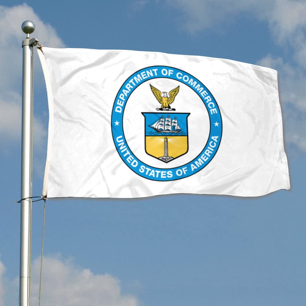 mokarier Department Of Commerce Flag Banner Outdoor Indoor Decoration ...