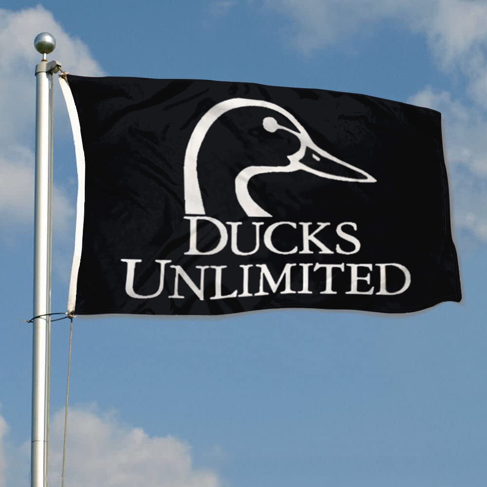 mokarier Ducks Unlimited Flag Banner Black Outdoor Indoor Decoration ...
