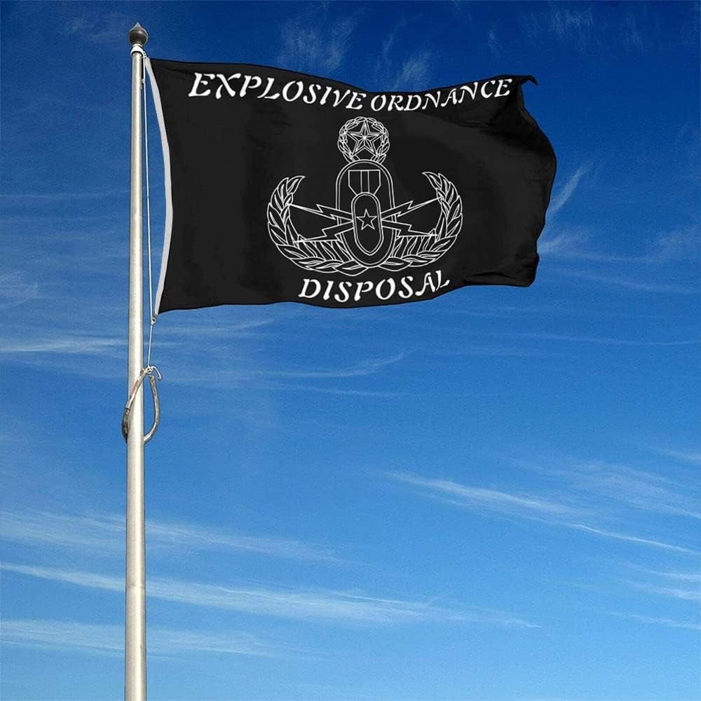 mokarier EOD Flag Explosive Ordnance Disposal Flag Banner Outdoor Indoor Decoration Flag 3x5Feet ...
