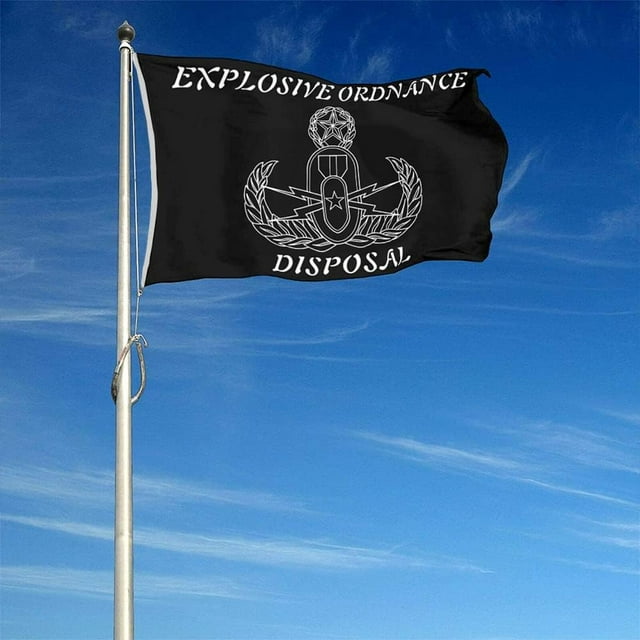 mokarier EOD Flag Explosive Ordnance Disposal Flag Banner Outdoor ...