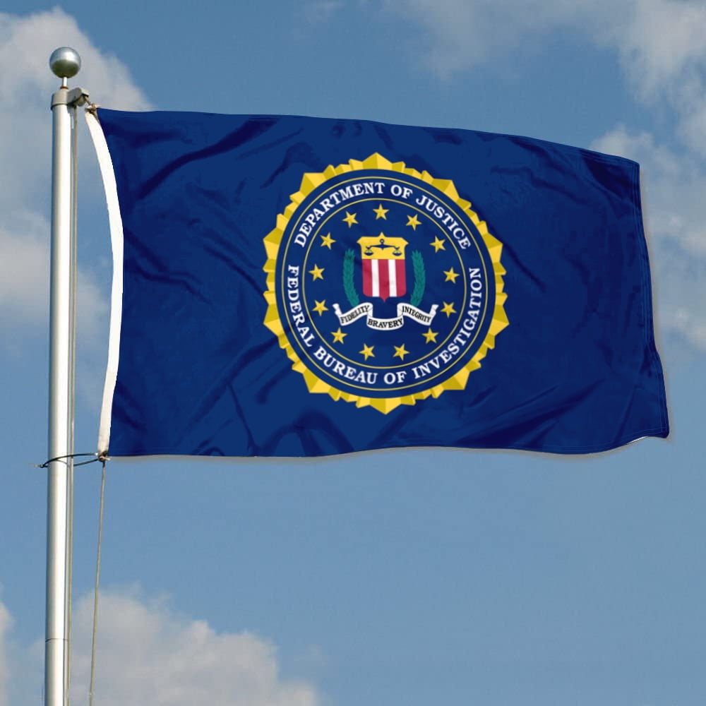 mokarier FBI Government Agency Flag Banner Outdoor Indoor Decoration ...