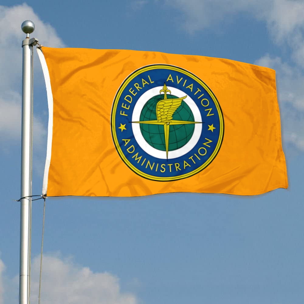 mokarier Federal Aviation Administration Flag Banner Outdoor Indoor ...
