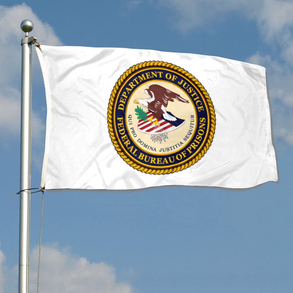 mokarier Federal Bureau Of Prisons Flag Banner Outdoor Indoor ...