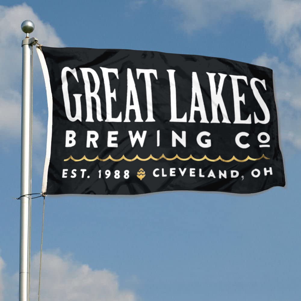 mokarier Great Lakes Brewing Flag Banner Outdoor Indoor Decoration Flag 3x5Feet Double Stitched ...