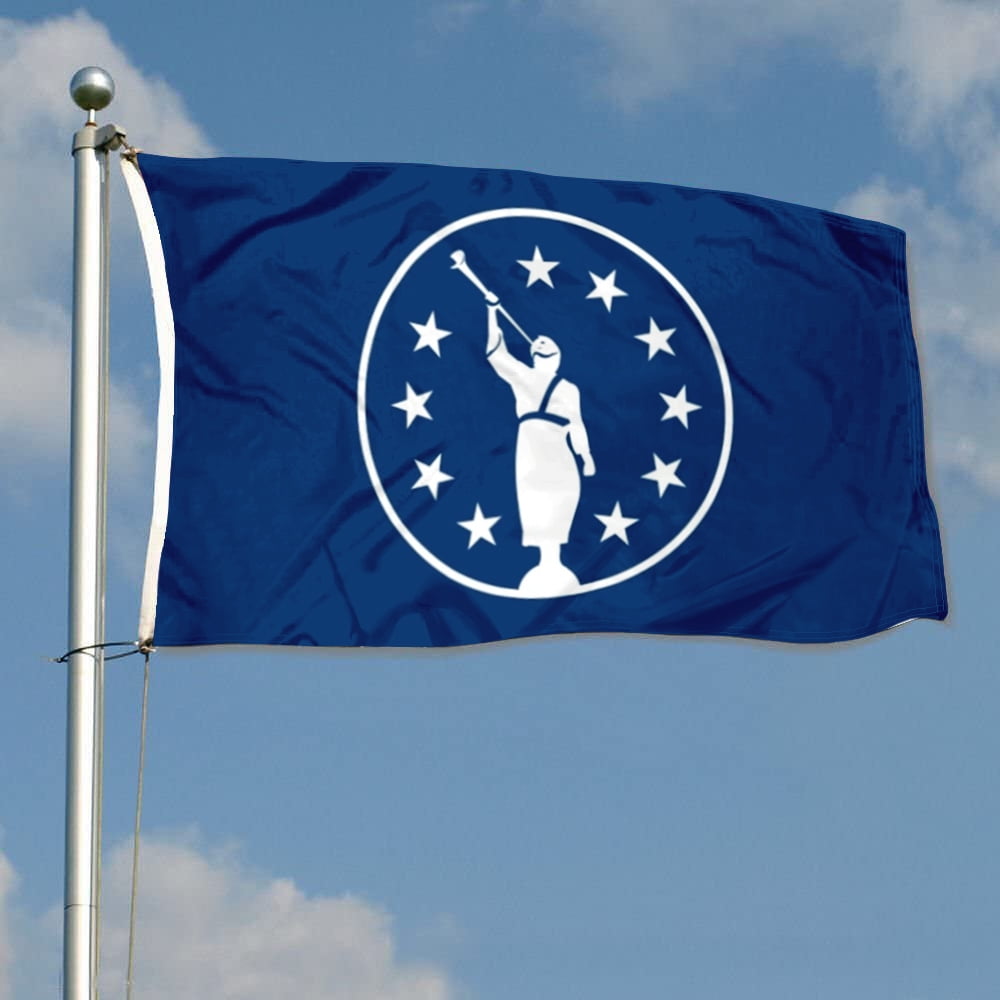 mokarier Holy Republic of New Canaan Flag Banner Outdoor Indoor ...
