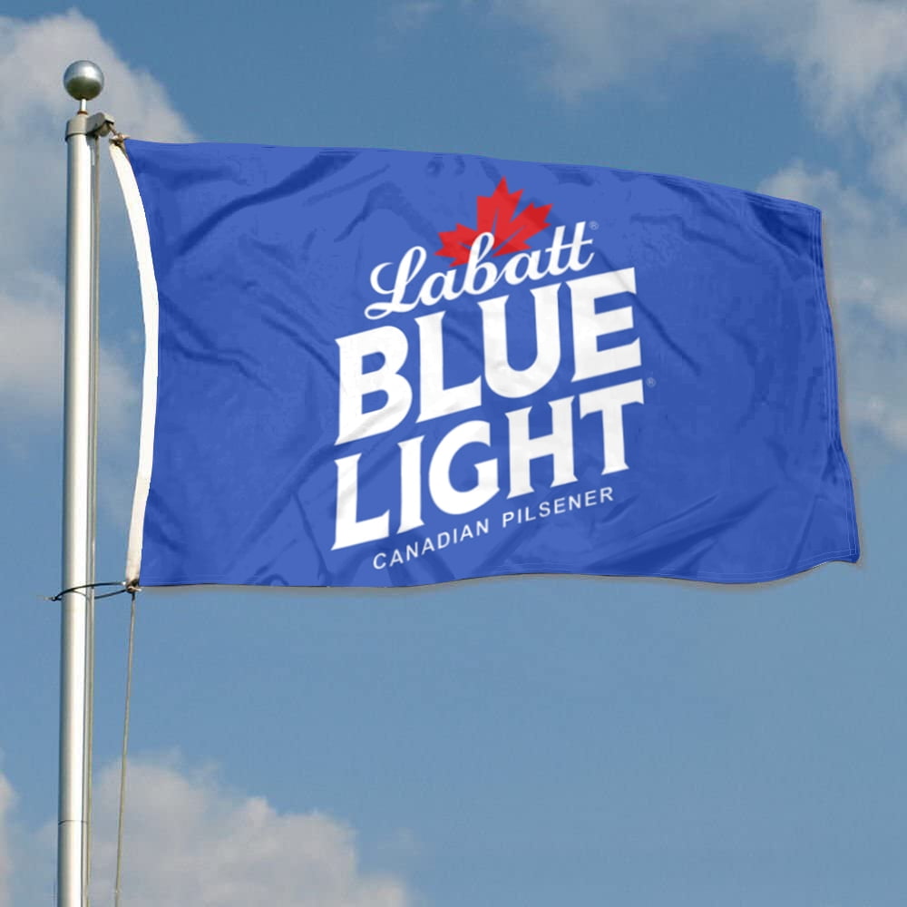 mokarier Labatt Blue Light Flag Banner Outdoor Indoor Decoration Flag ...