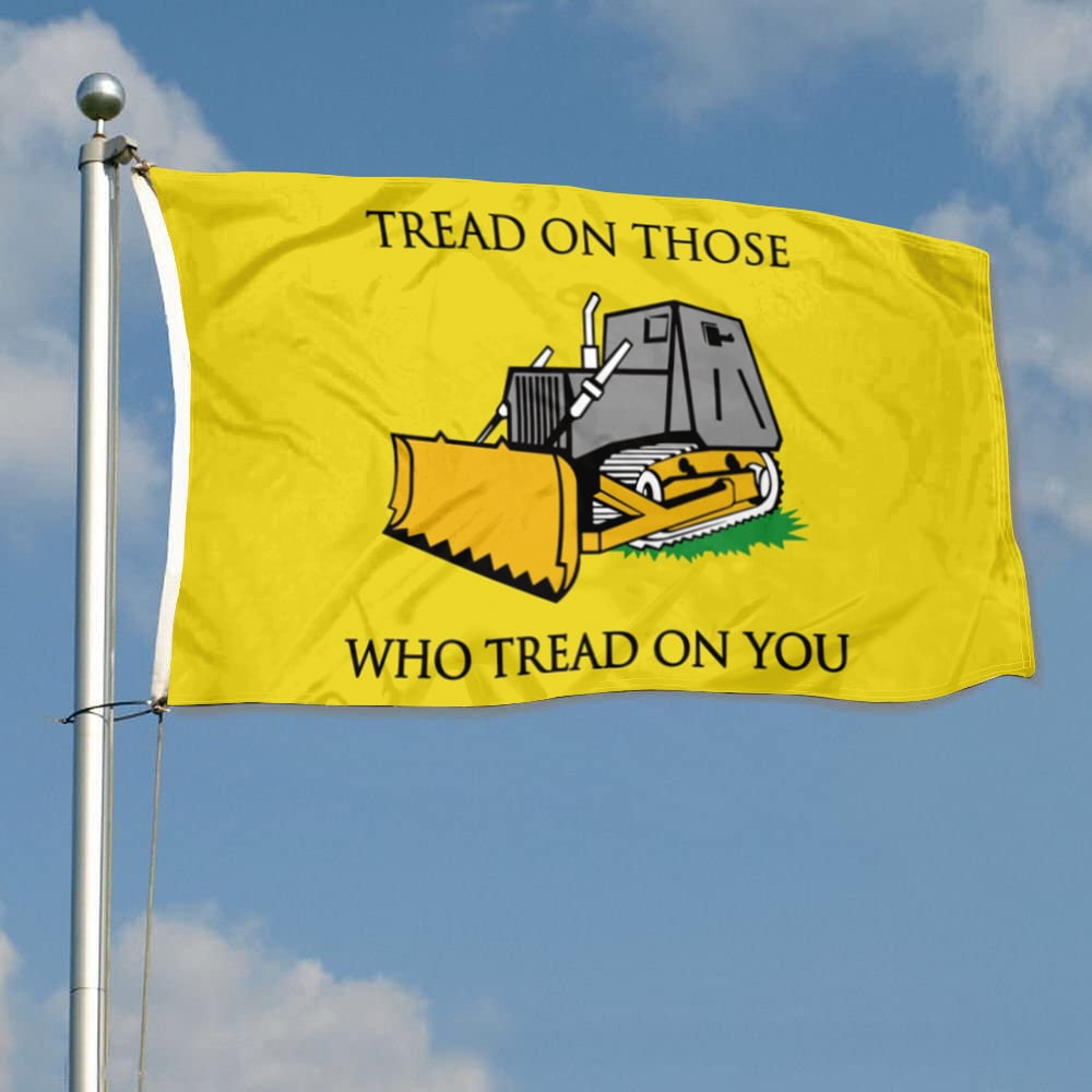 mokarier Tread on those who tread on you Flag Banner Outdoor Indoor ...