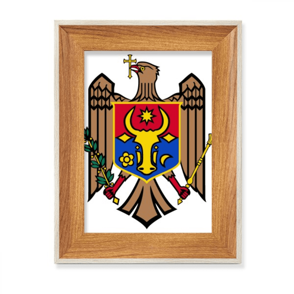 moldova eu national emblem desktop wooden photo frame display picture ...