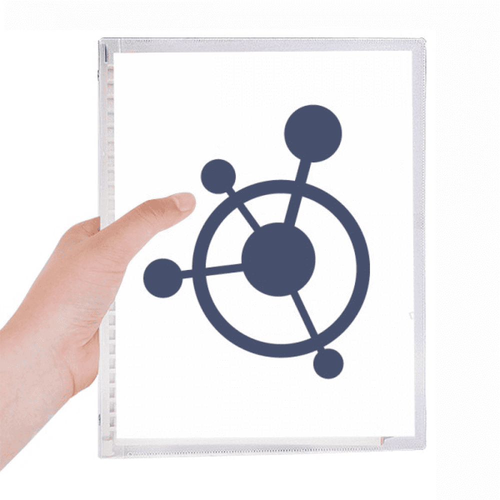 molecular structural traction notebook loose diary refillable journal ...