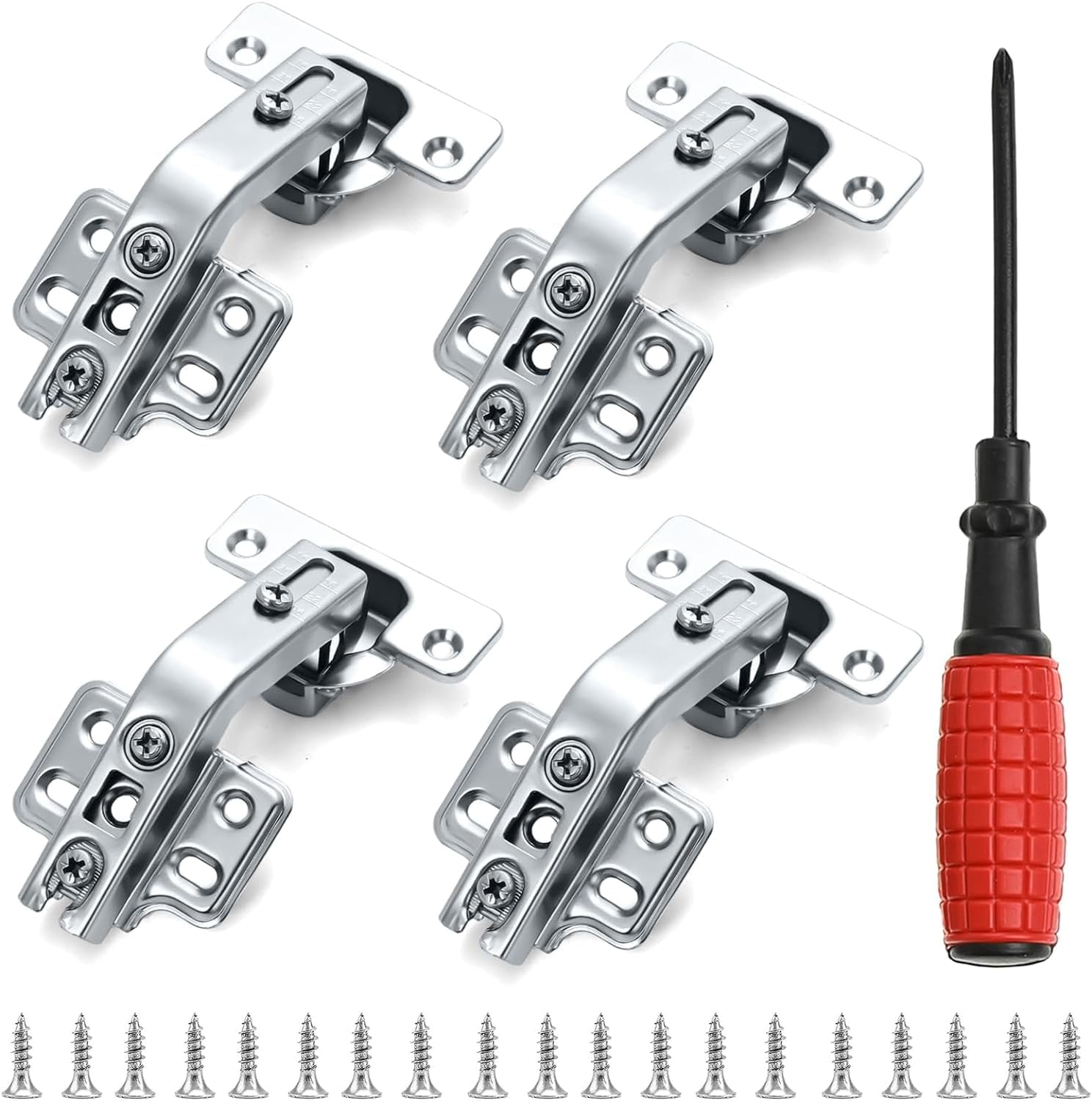 molkocan Concealed Cabinet Hinge 4 Pcs 135Degree Hinge for Cabinet ...