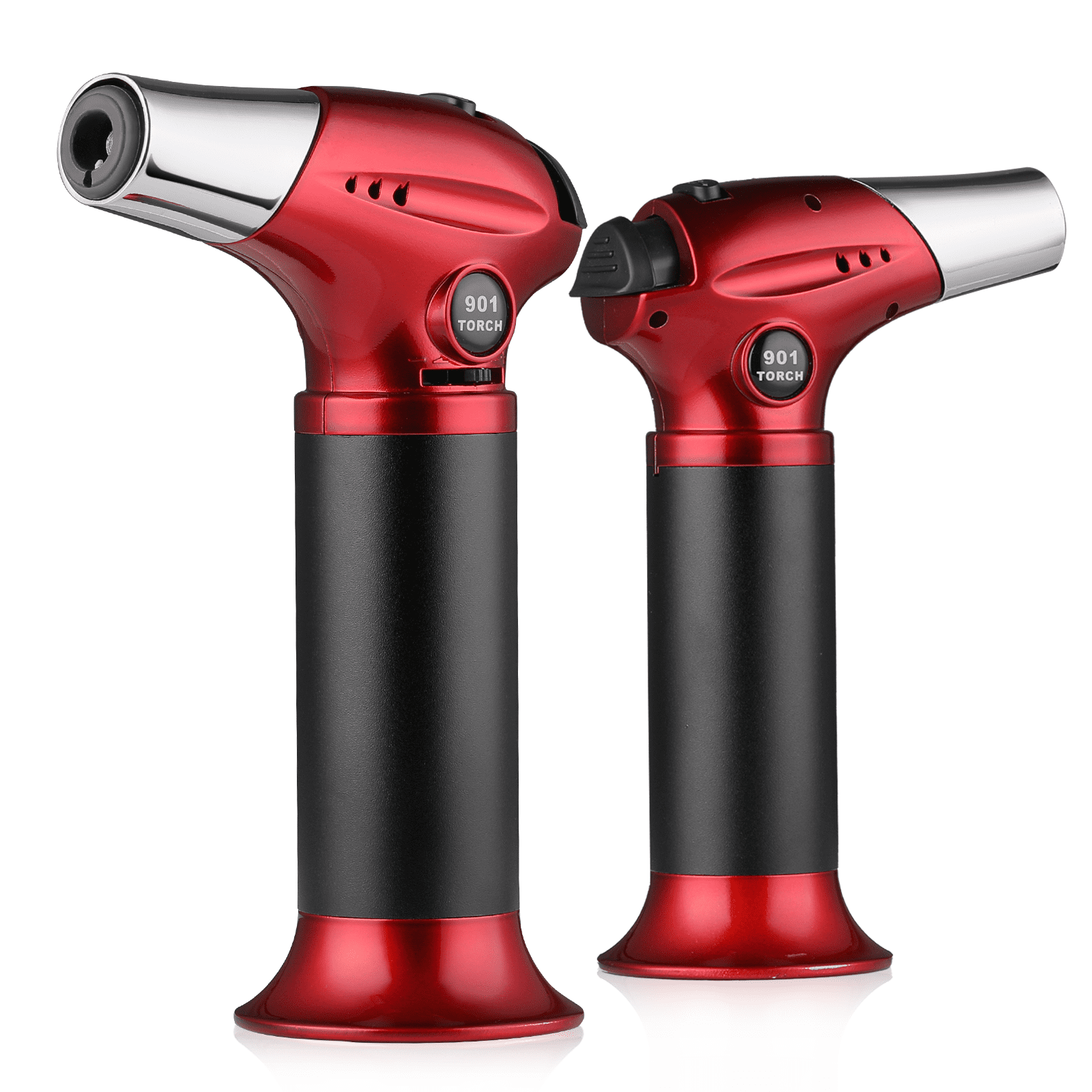 mollie 2 Pack Butane Torch, Butane Lighter for Cooking with Safety Lock ...