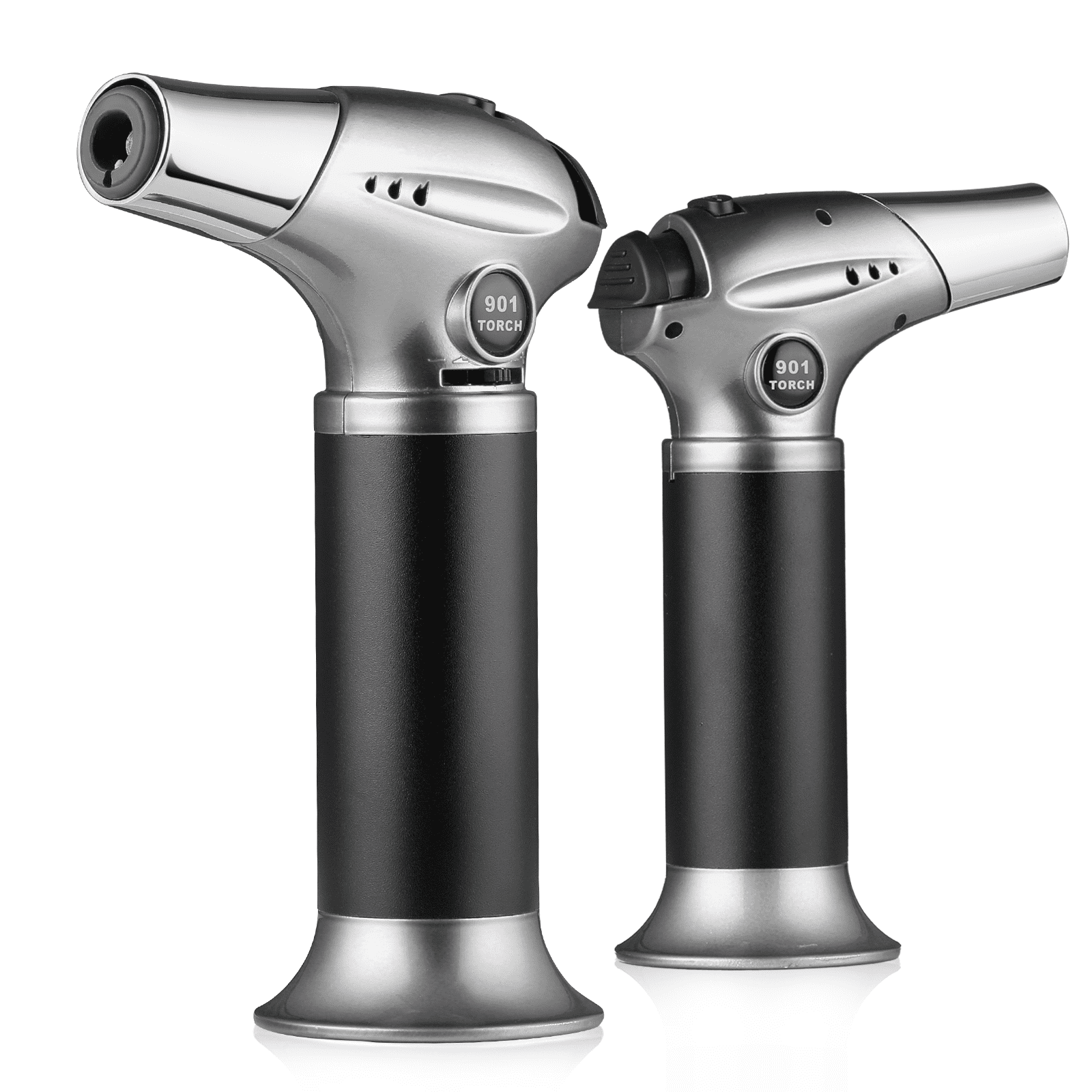 mollie 2 Pack Butane Torch, Butane Lighter for Cooking with Safety Lock ...
