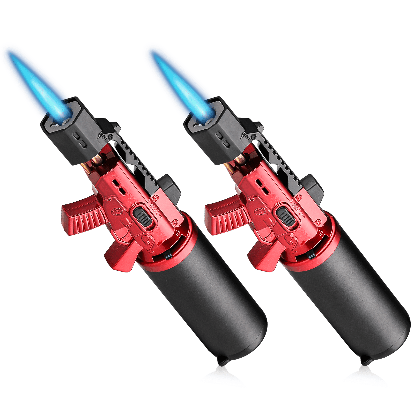 mollie 2 Pack Butane Torch, Refillable Kitchen Torch Lighter with ...