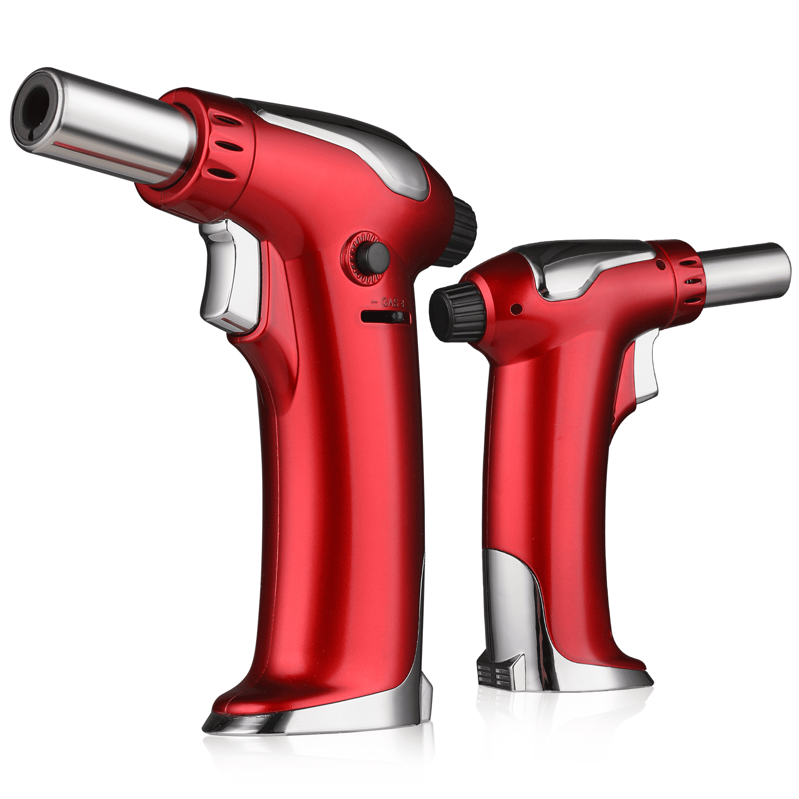 mollie 2 Pcs Butane Torch Lighters Kitchen Blow Torch for Cooking with ...