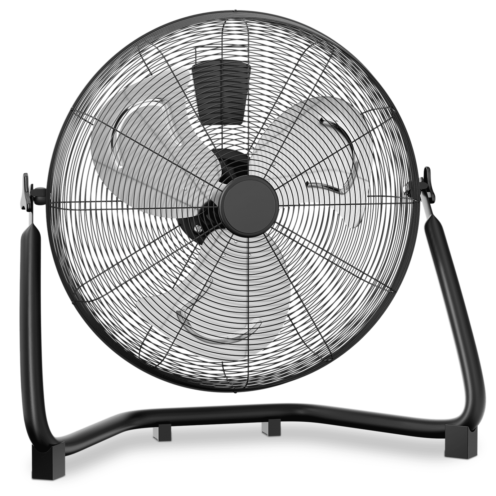 mollie 20" High Velocity Floor Fan, 3-Speed Heavy Duty Metal Cradle ...