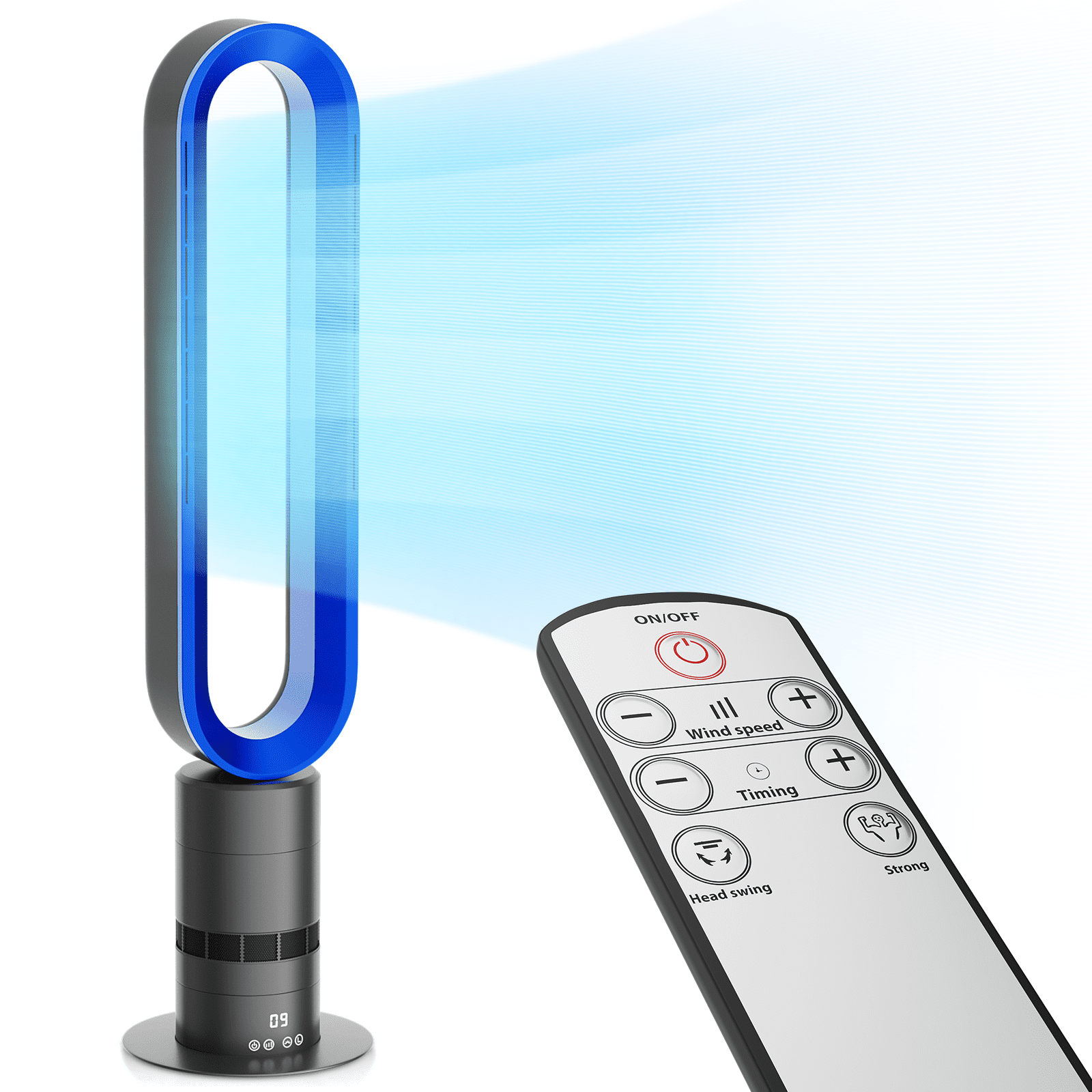Mollie 10-Speed Low Noise Bladeless Tower Fan - Walmart.com