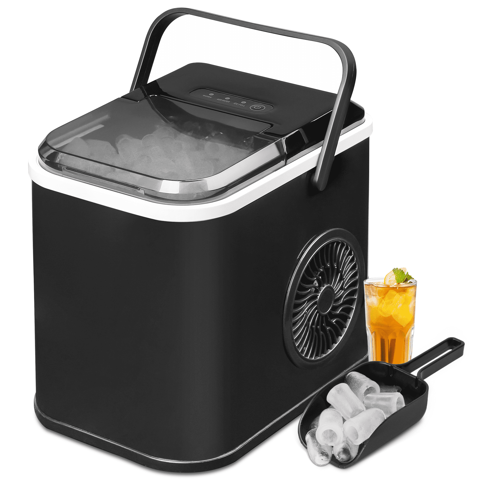 Mollie Portable Small Countertop Ice Maker, 22Lbs/24H, Self-Cleaning ...