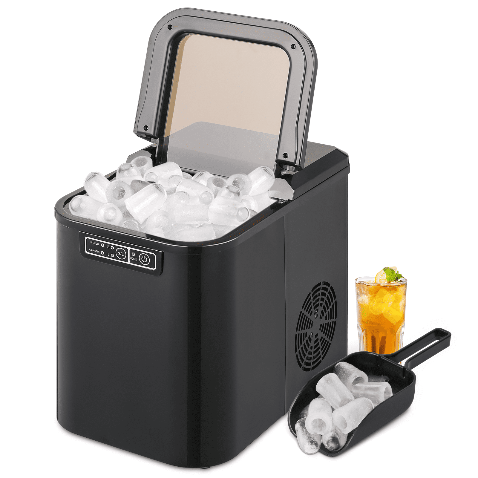 Mollie Portable Ice Maker, 26lbs/24hrs, 10 Min Ready, Self-Cleaning ...