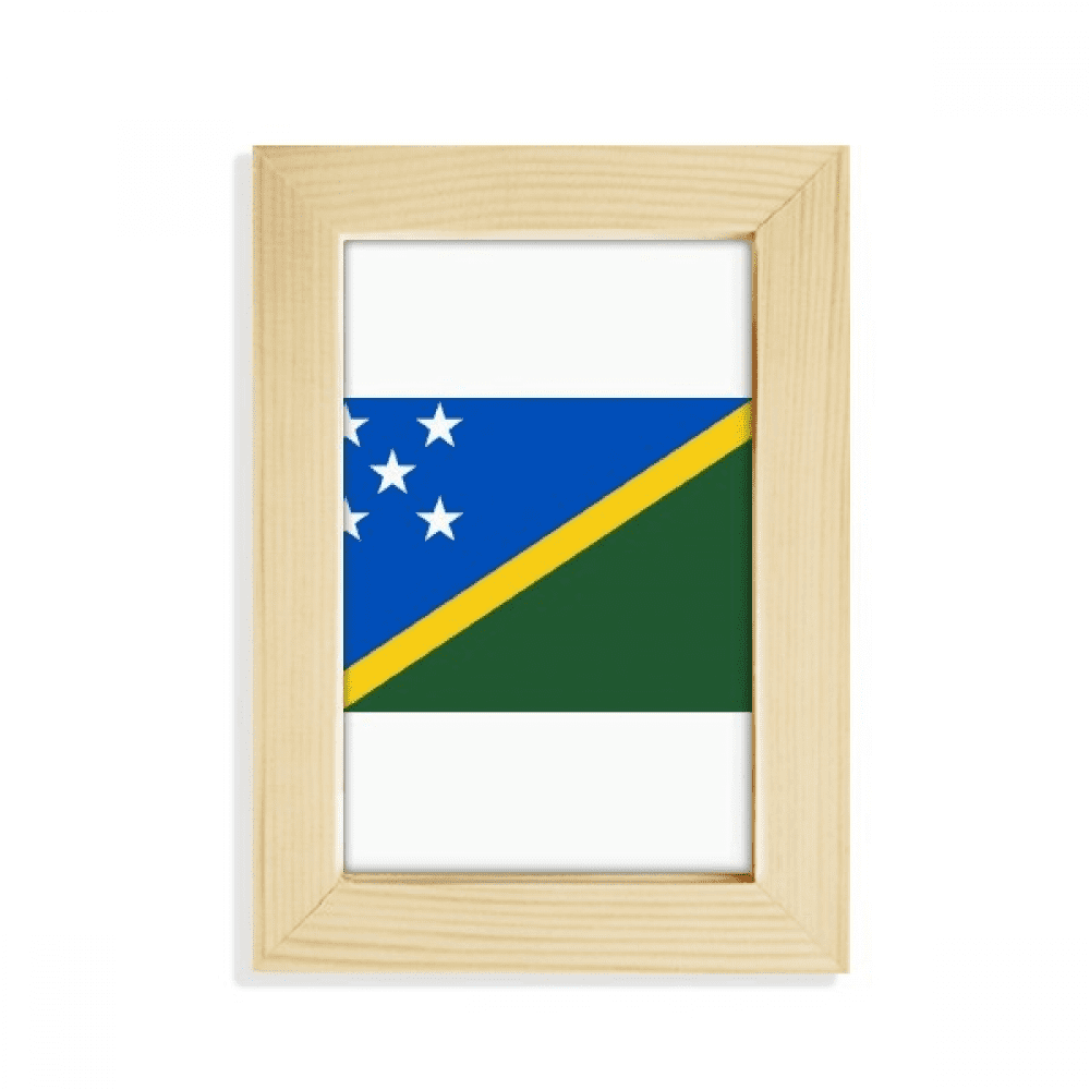 mon Islands National Flag Oceania Country Desktop Display Photo Frame ...