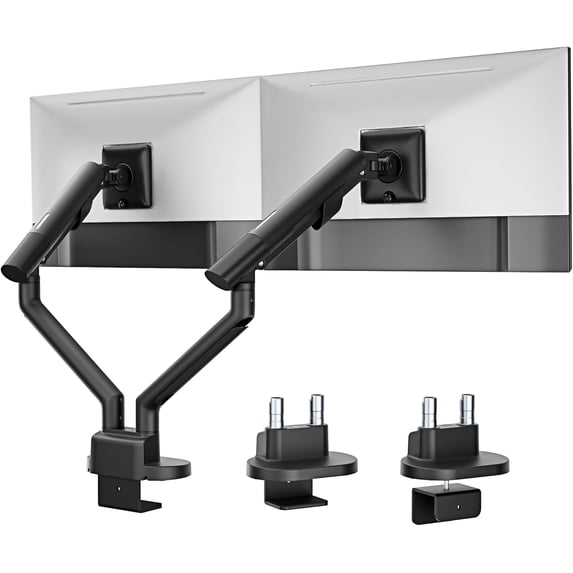 monTEK Dual Monitor Mount for 2 Screens up to 35 inches - Full Motion ...