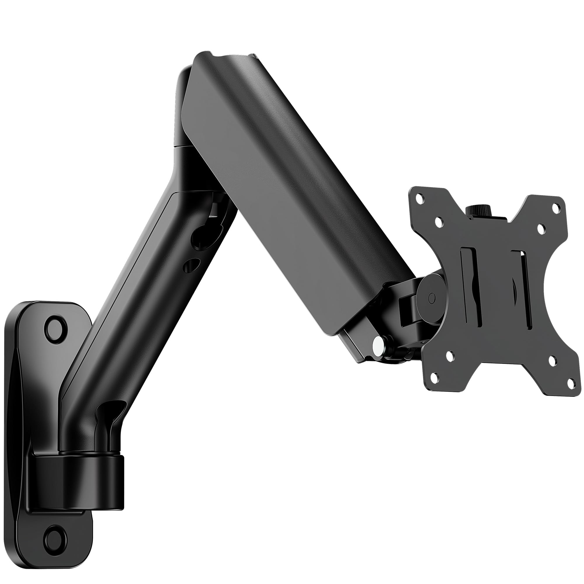 monTEK Single Monitor Wall Mount for 17 to 32 inch Flat/Curved Screens ...