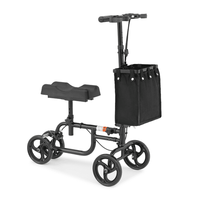 monicare Folding Knee Walker for Adults – Wheeled Mobility Caddy for ...