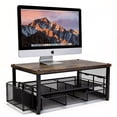Behome Monitor Stand, 2-Tier Computer Monitor Stand for Desk with ...