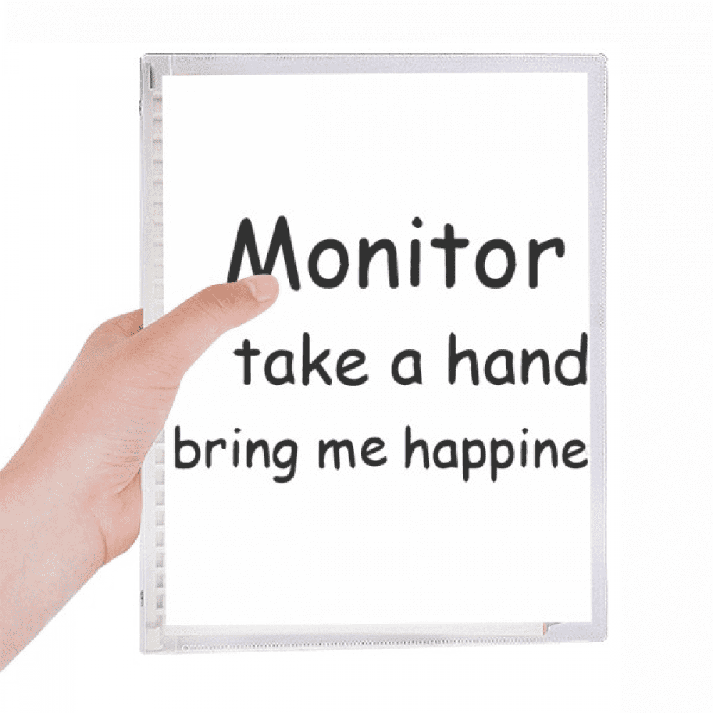 monitor take a hand b me happiness notebook loose diary refillable ...