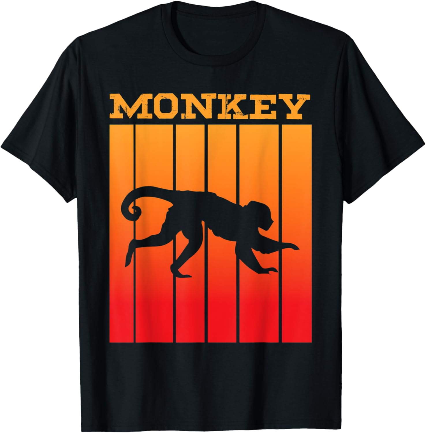 monkey Shadow silhouette at Sunset T-Shirt men and women can wear ...